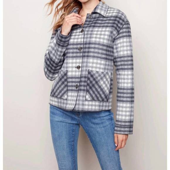 CHARLIE B | Jackets & Coats | New Charlie B Reversible Plaid Jacket In ...